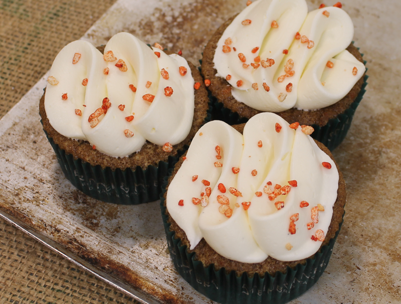 Morotsmuffins med frosting